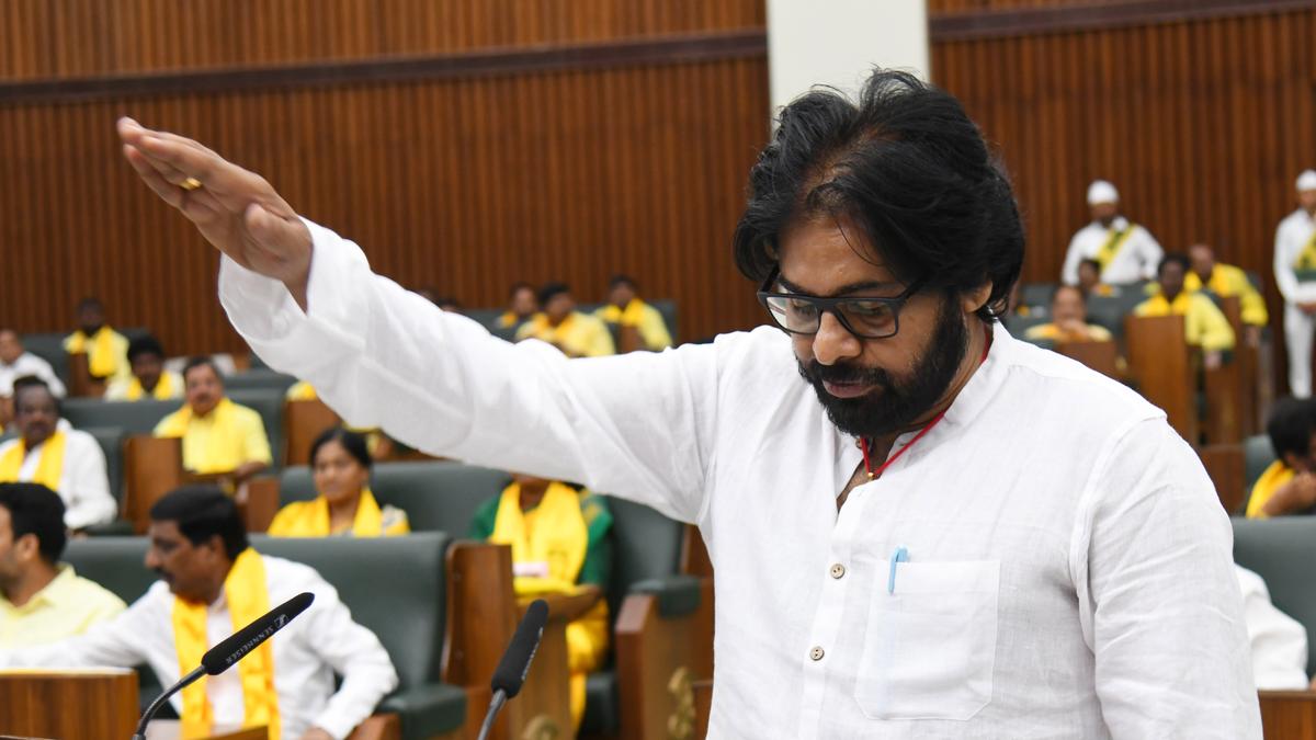 Pawan Kalyan enters Andhra Pradesh Assembly for first time, takes oath as MLA amidst loud ...